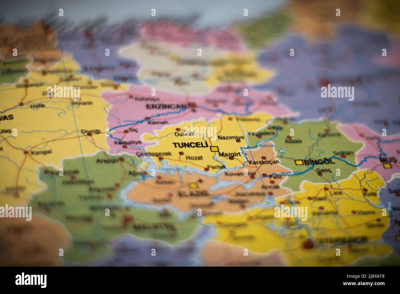 Bingol map vector hi-res stock photography and images - Alamy