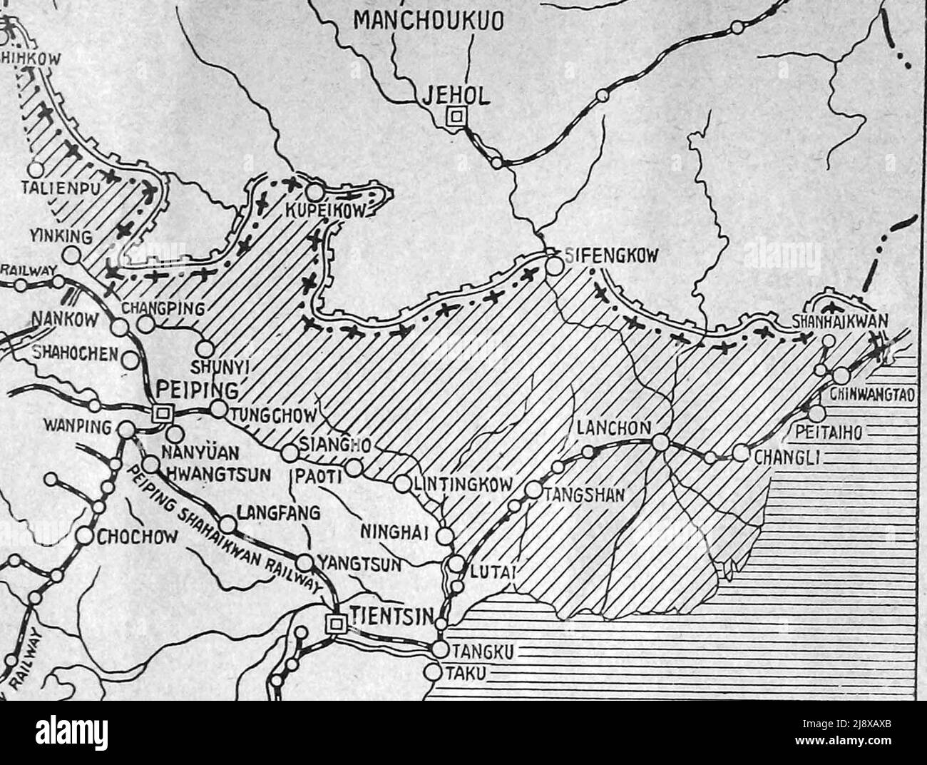 Historical beijing map hi-res stock photography and images - Alamy