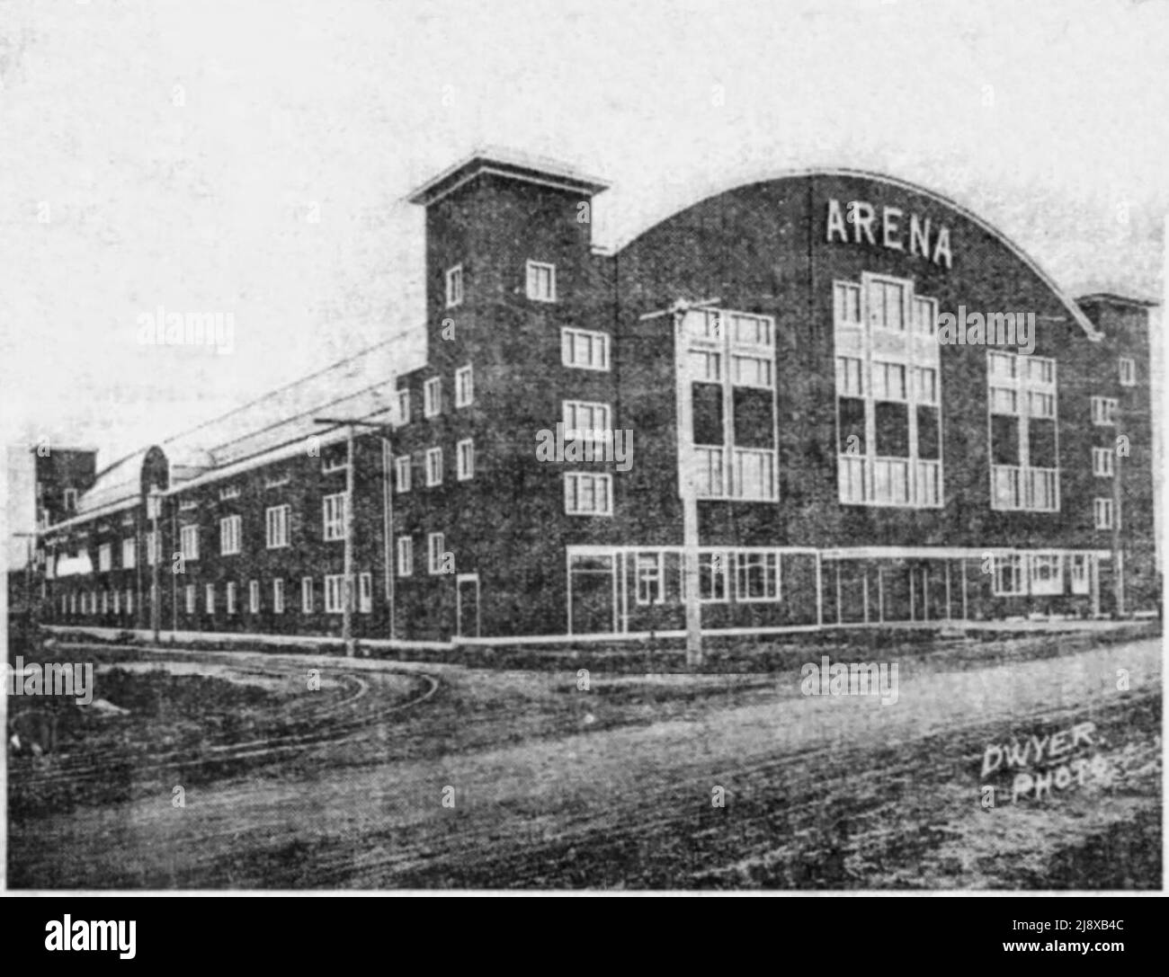 Patrick Arena in Victoria, British Columbia ca. 1911 - 1912 Stock Photo ...
