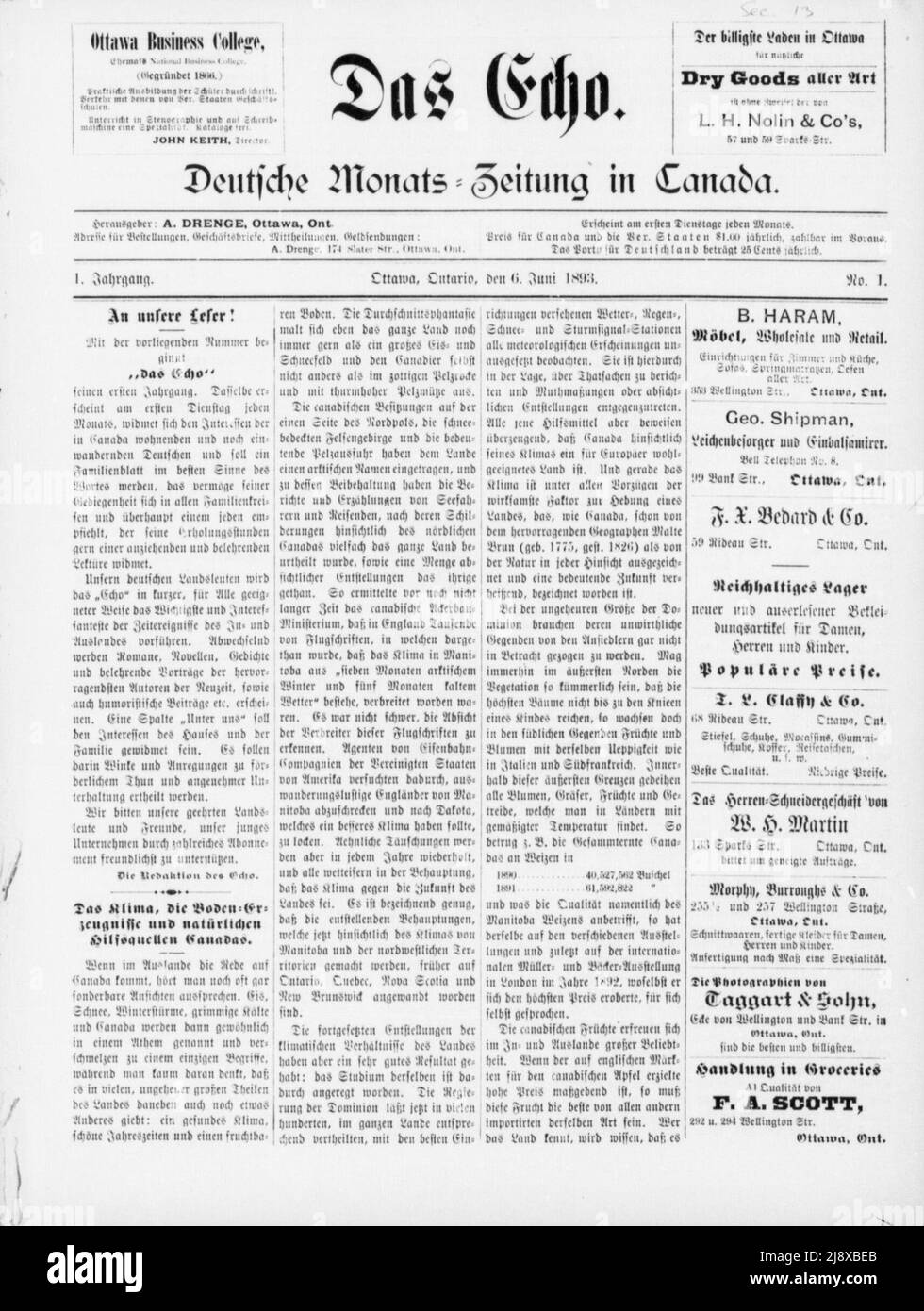 Das echo newspaper hi-res stock photography and images - Alamy