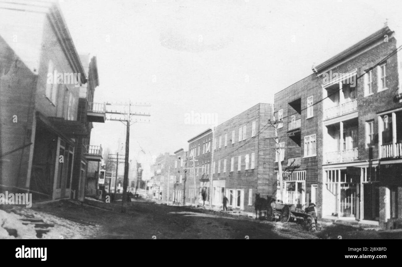 1920s street in alma quebec hi-res stock photography and images - Alamy