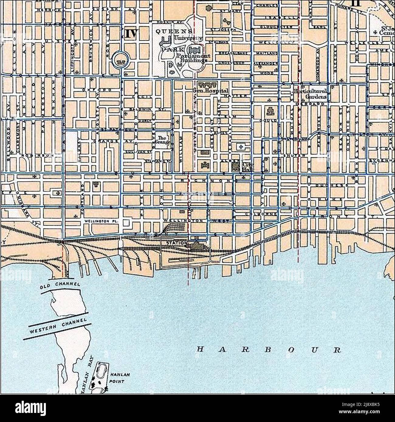 1915 toronto map hi-res stock photography and images - Alamy