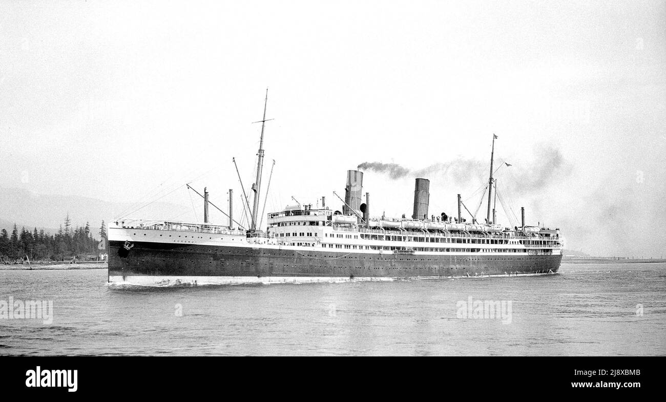 Ocean liner aorangi hi-res stock photography and images - Alamy