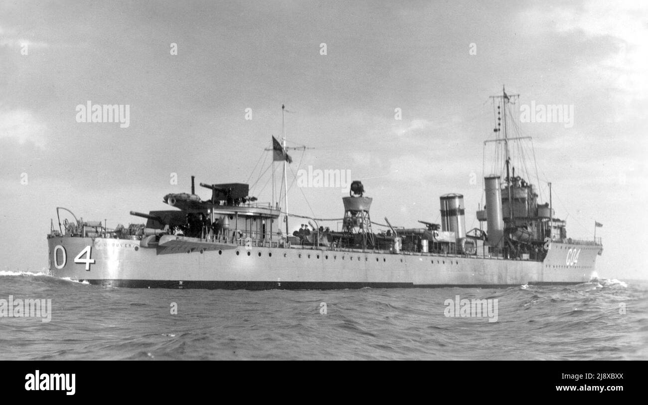 Photograph of British Admiralty V class destroyerHMS Vancouver ca. 1918 ...