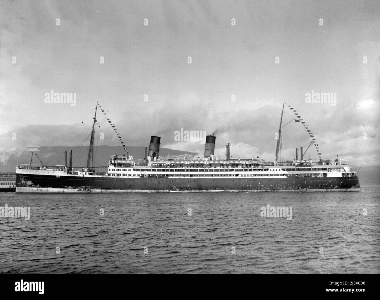 Ocean liner aorangi hi-res stock photography and images - Alamy