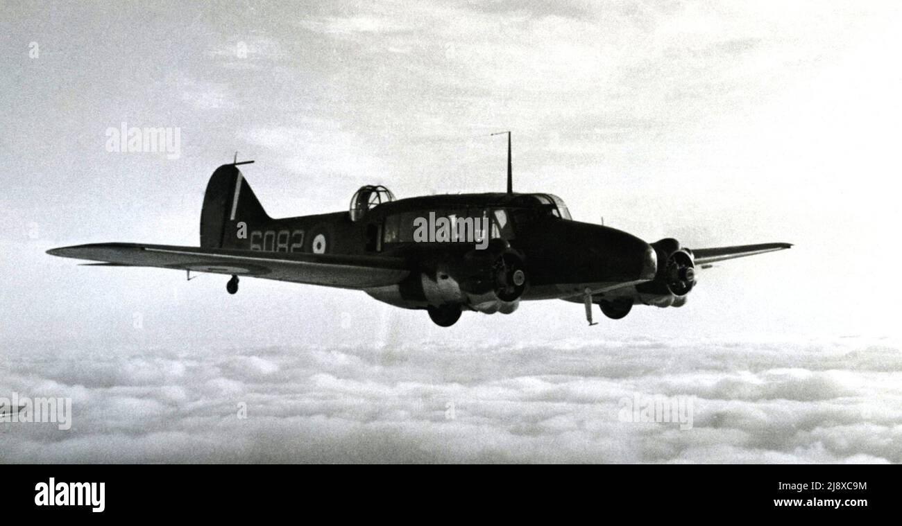 Avro Anson of No.1 Air Navigation School from RCAF Station Rivers ...