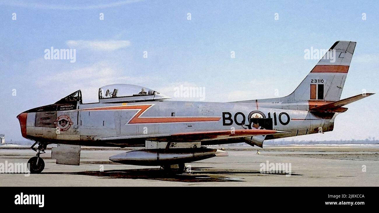 Rcaf sabre jet hi-res stock photography and images - Alamy