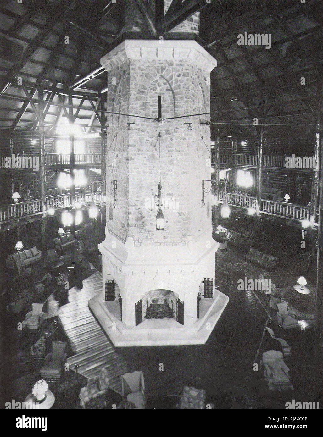 Chateau Montebello, Quebec, Canada ca. 1930 Stock Photo - Alamy