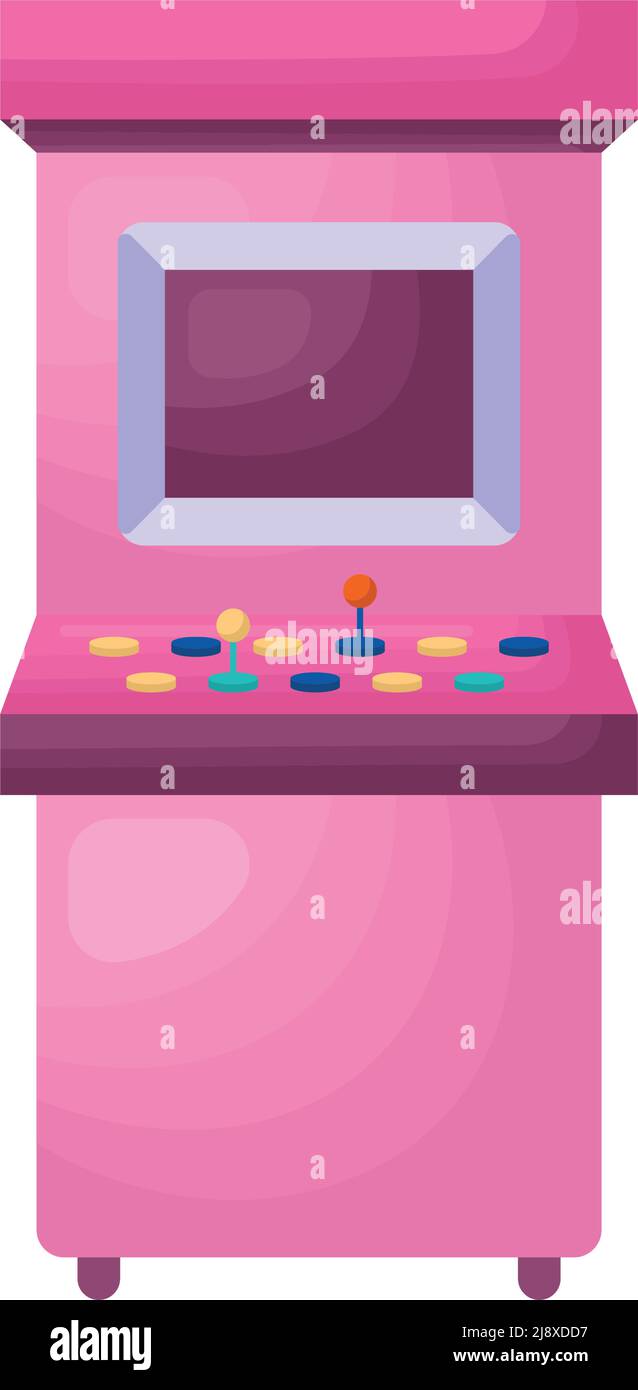 pink arcade machine Stock Vector Image & Art - Alamy
