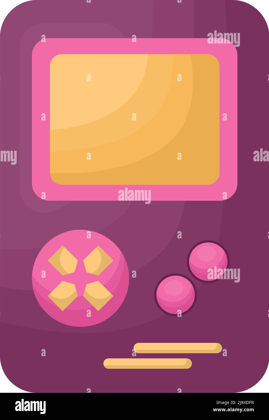 purple portable videogame Stock Vector Image & Art - Alamy