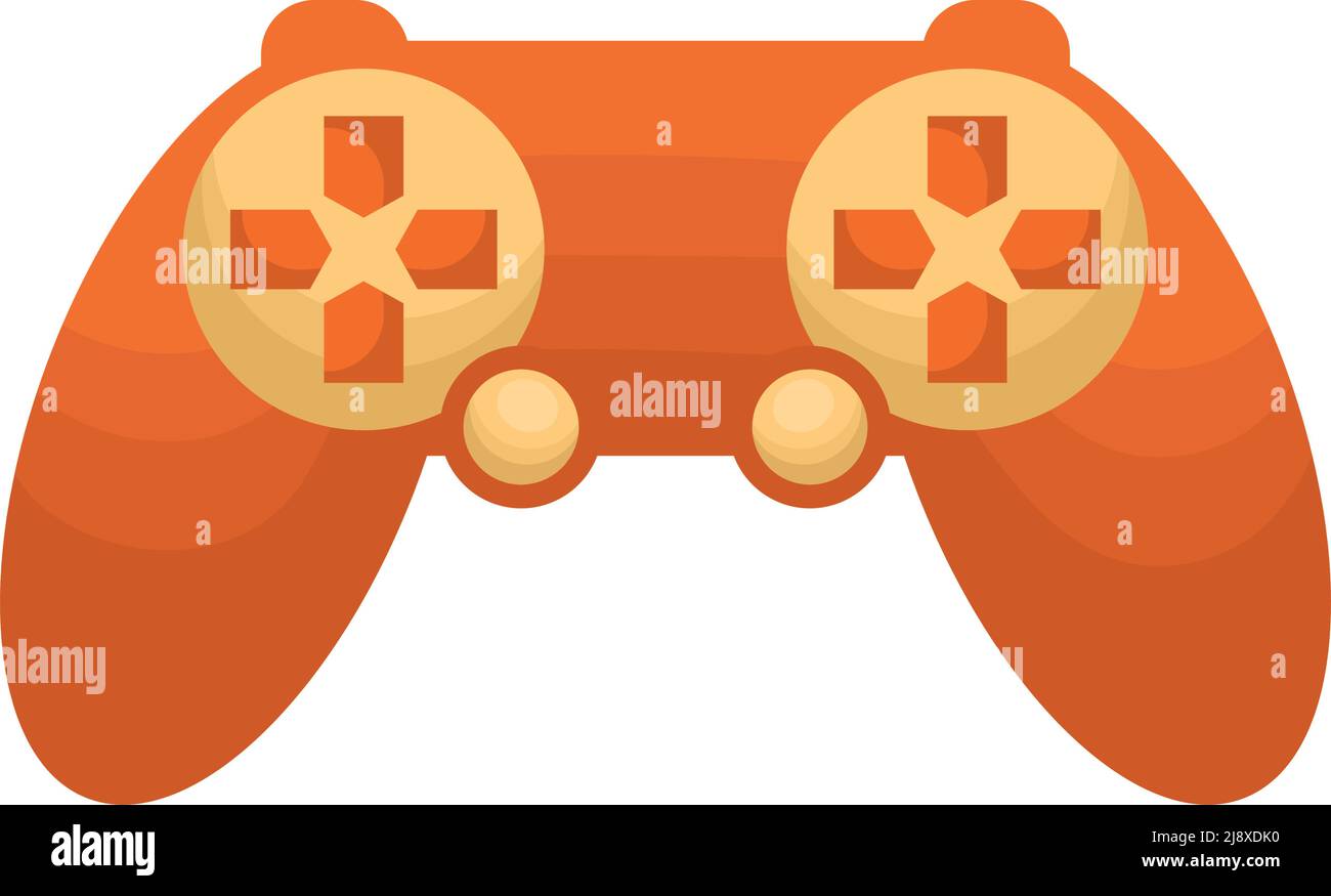 orange videogame controller Stock Vector Image & Art - Alamy