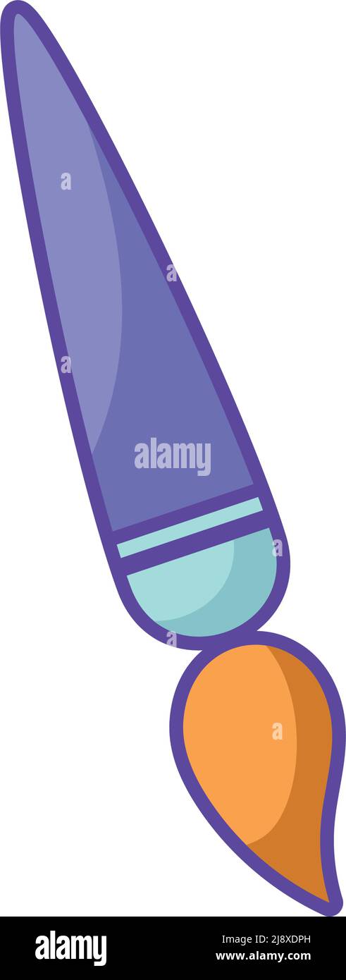 purple paintbrush design Stock Vector Image & Art - Alamy