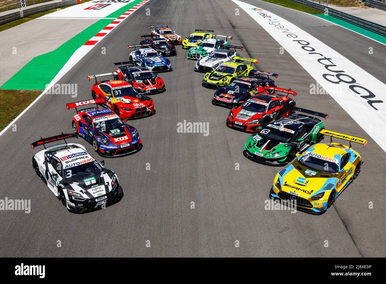 Portimao: DTM race at Portimao 2022, group picture of all DTM team cars ...