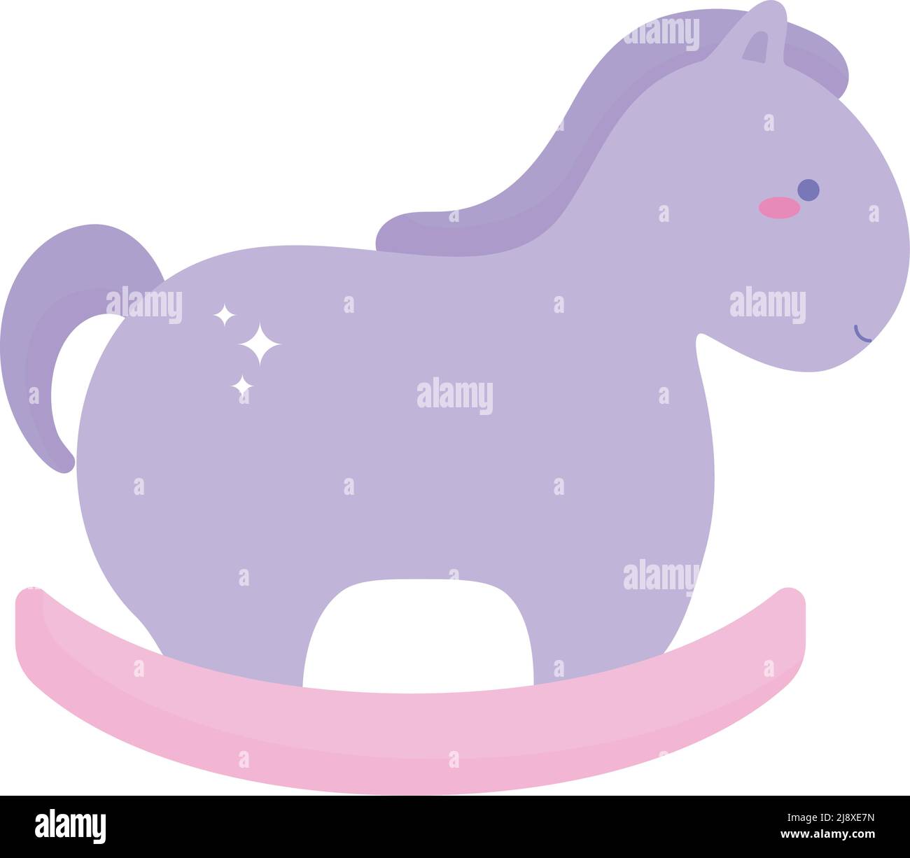 horse rocking design Stock Vector Image & Art - Alamy