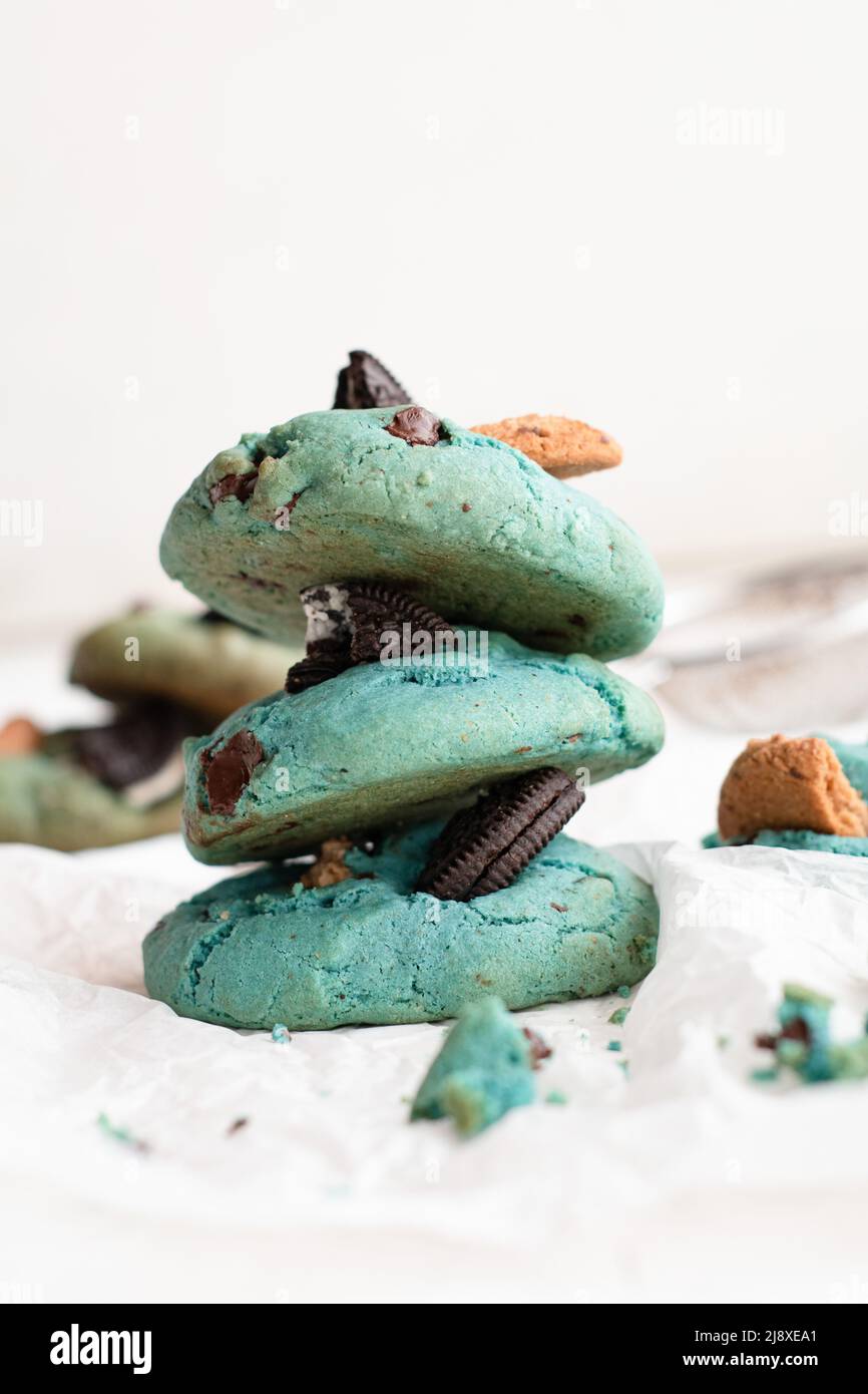 cookie monster cookies Stock Photo - Alamy
