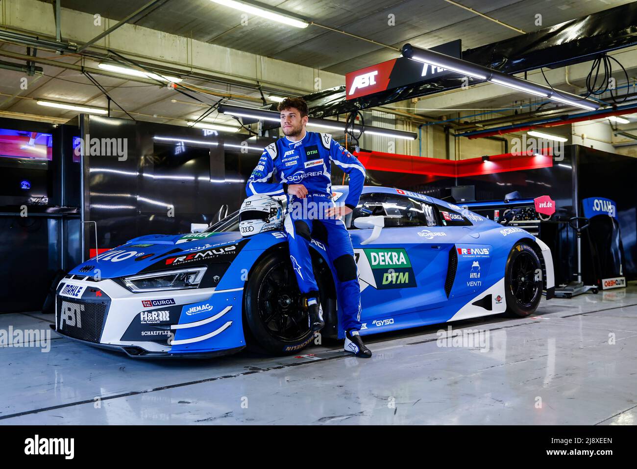 Portimao: DTM race at Portimao 2022, #7 Ricardo Feller (SUI), Audi, Team Abt Sportsline Stock ...