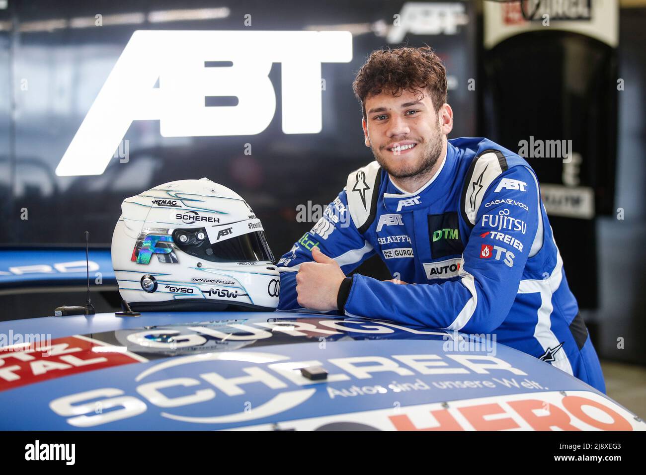 Portimao: DTM race at Portimao 2022, #7 Ricardo Feller (SUI), Audi ...