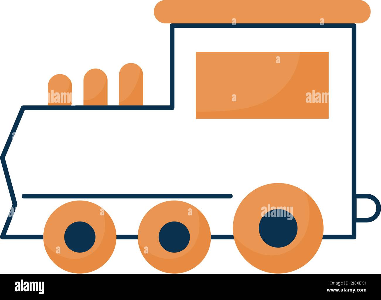 orange train design Stock Vector Image & Art - Alamy