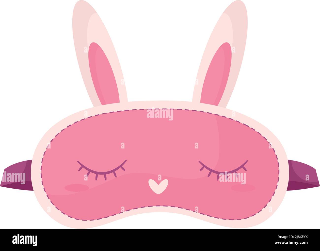 sleepy mask of bunny Stock Vector Image & Art - Alamy