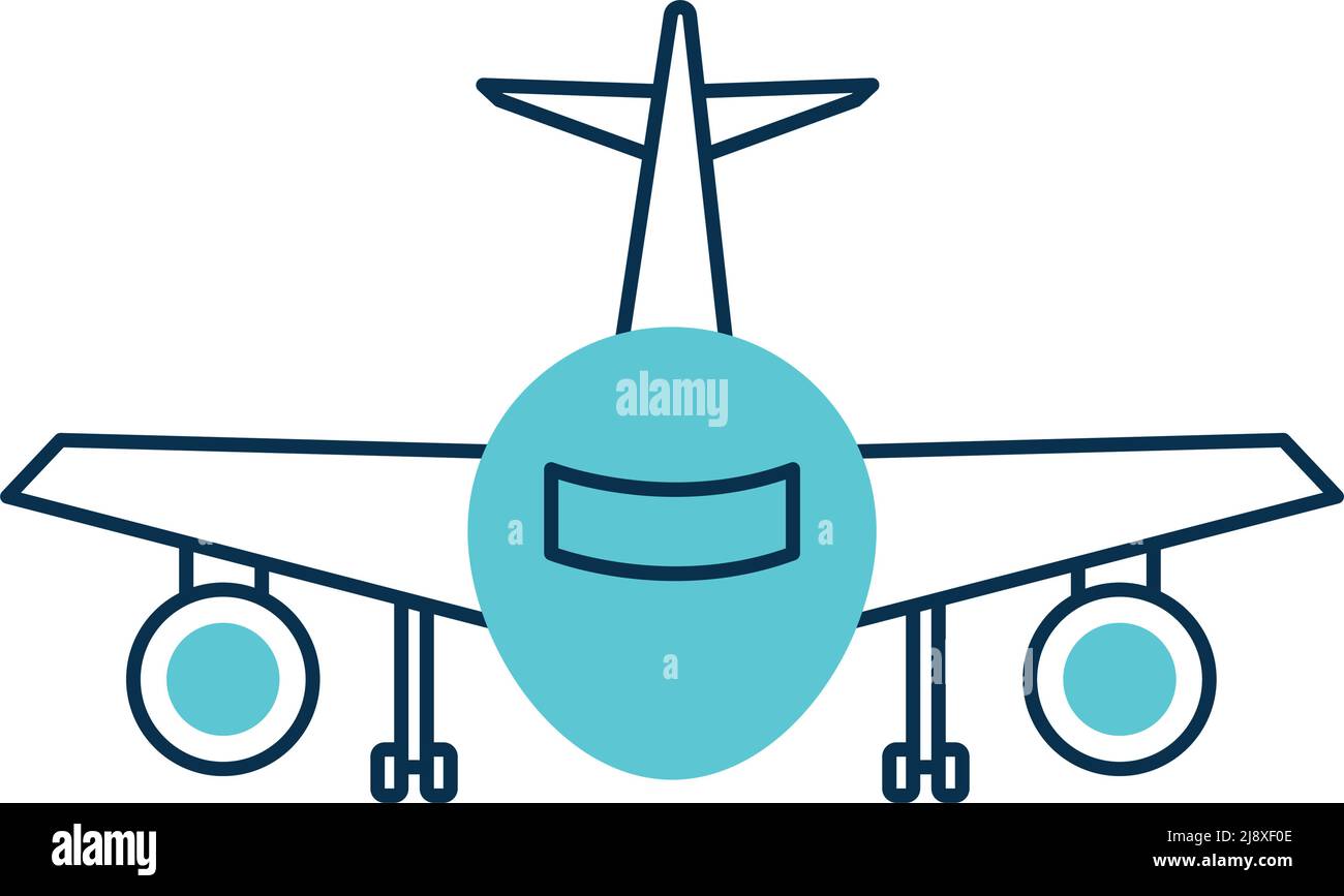 blue airplane design Stock Vector Image & Art - Alamy