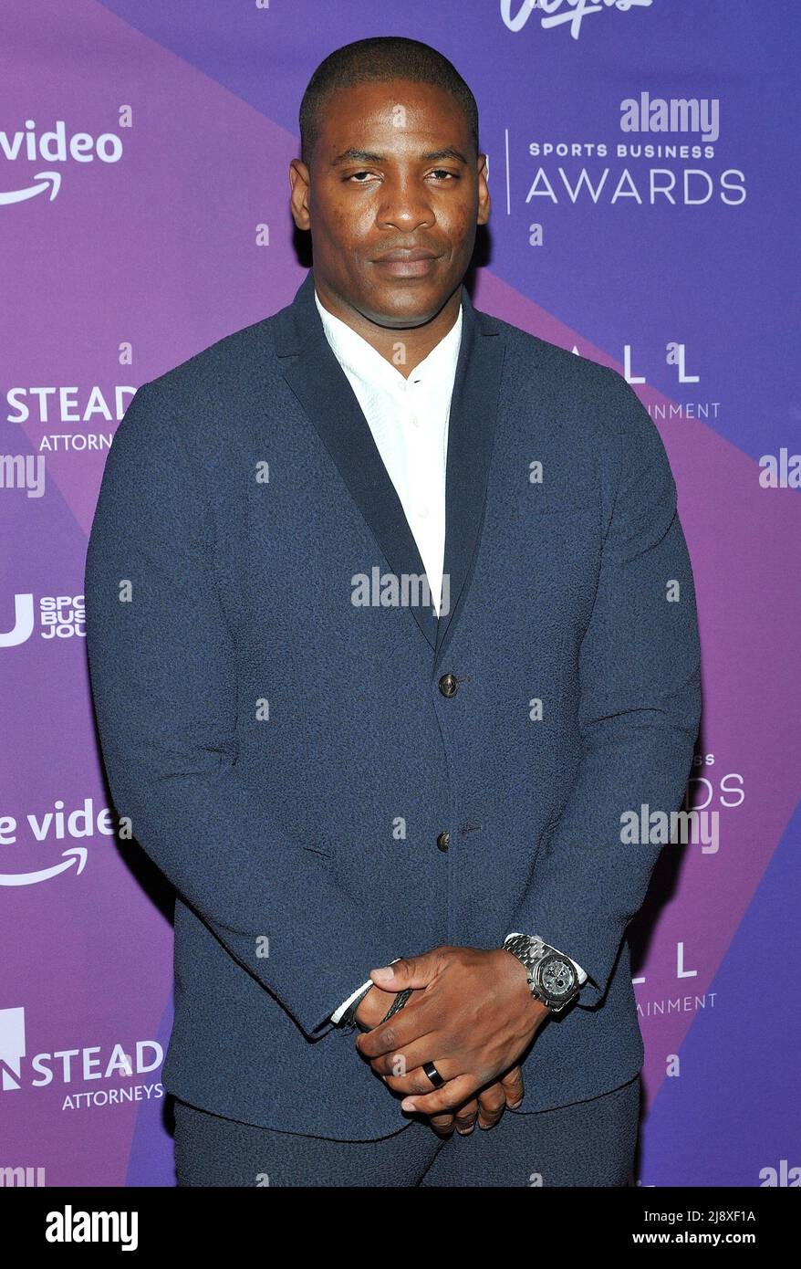 Wade Ogunleye attends the 2022 Sports Business Awards at the Marriott ...