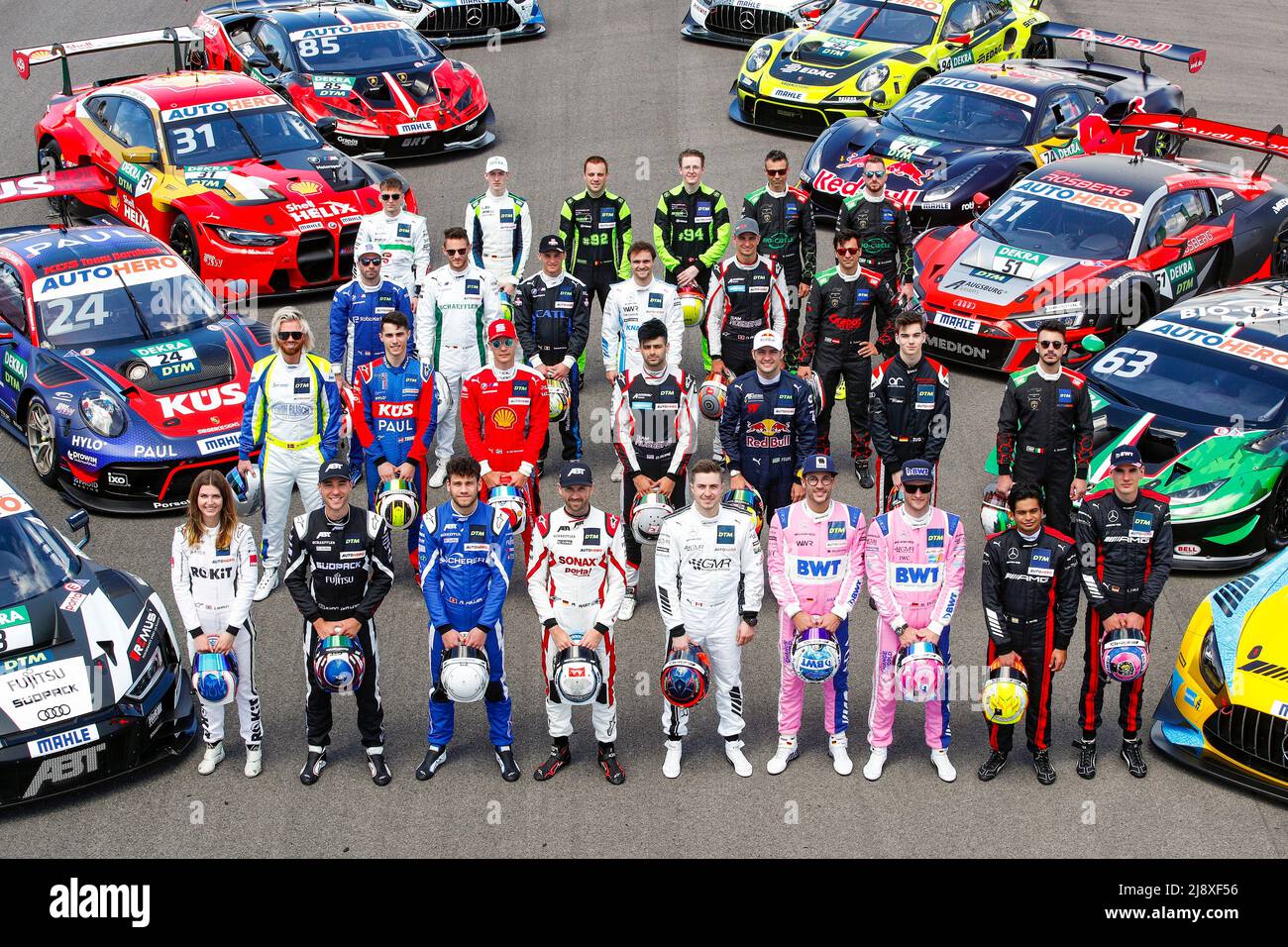 The DTM drivers 2022 Stock Photo - Alamy