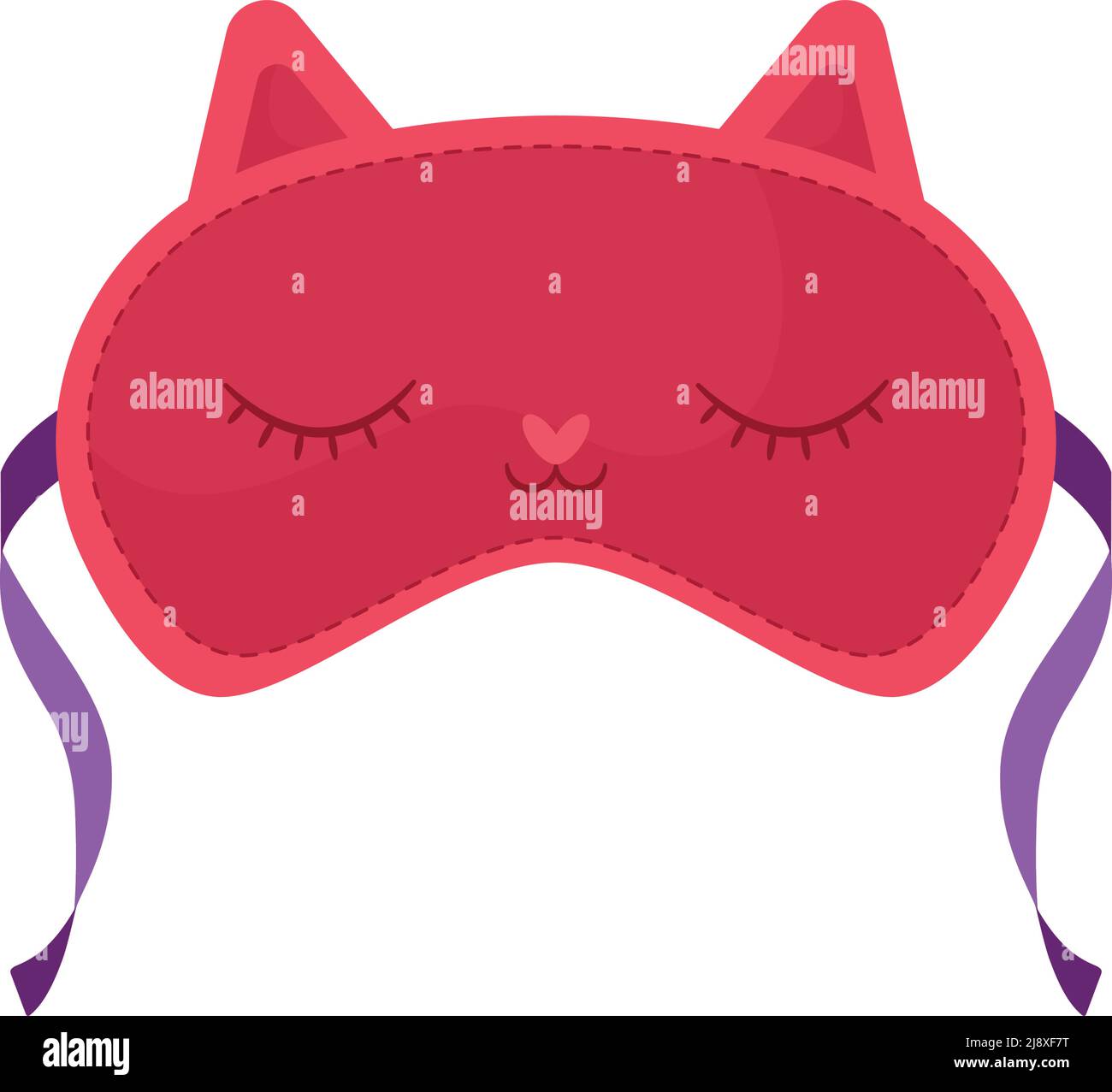 sleepy mask of cat Stock Vector Image & Art - Alamy
