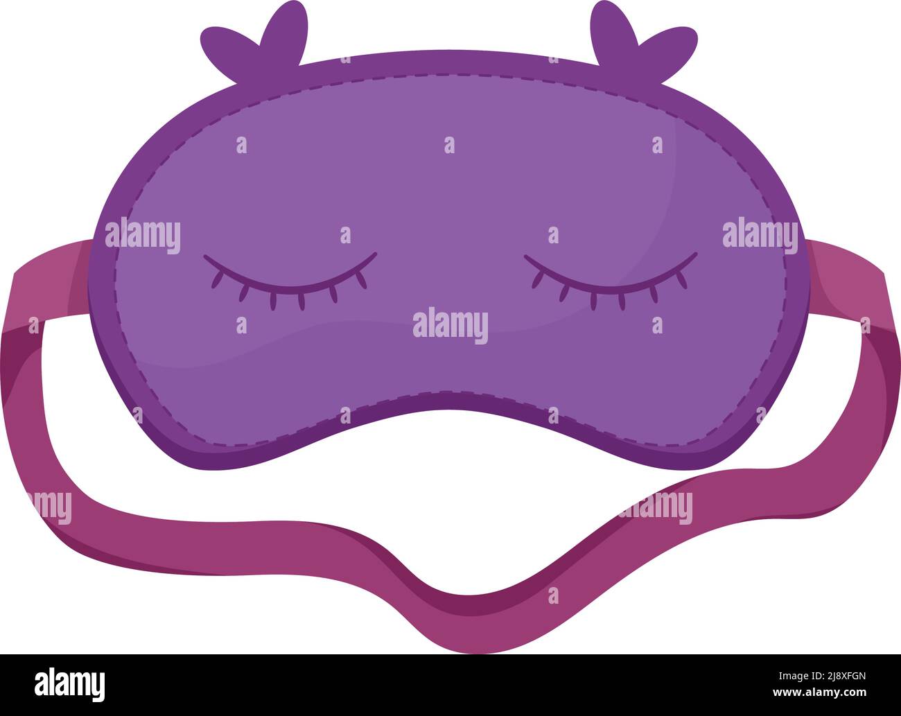 purple sleepy mask Stock Vector Image & Art - Alamy