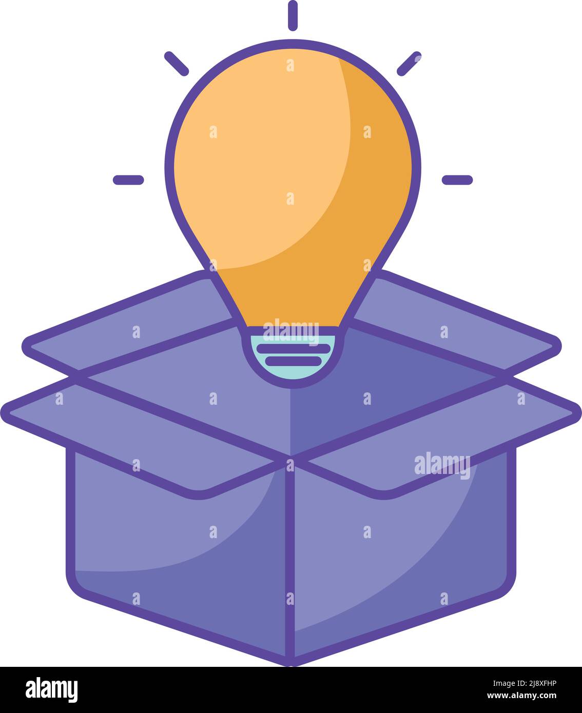 Solution out of box idea Stock Vector Images - Alamy