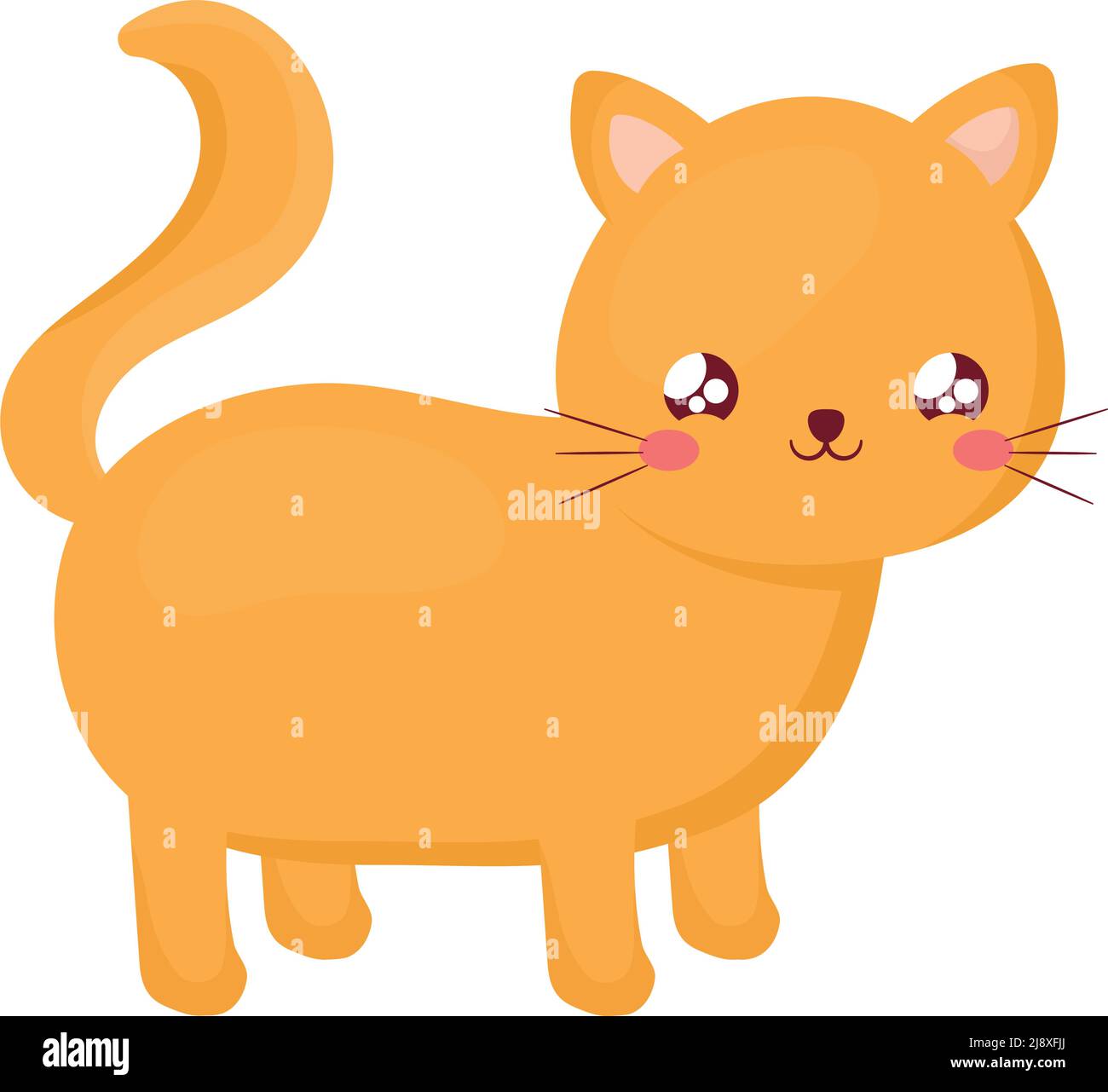 kawaii cat design Stock Vector Image & Art - Alamy