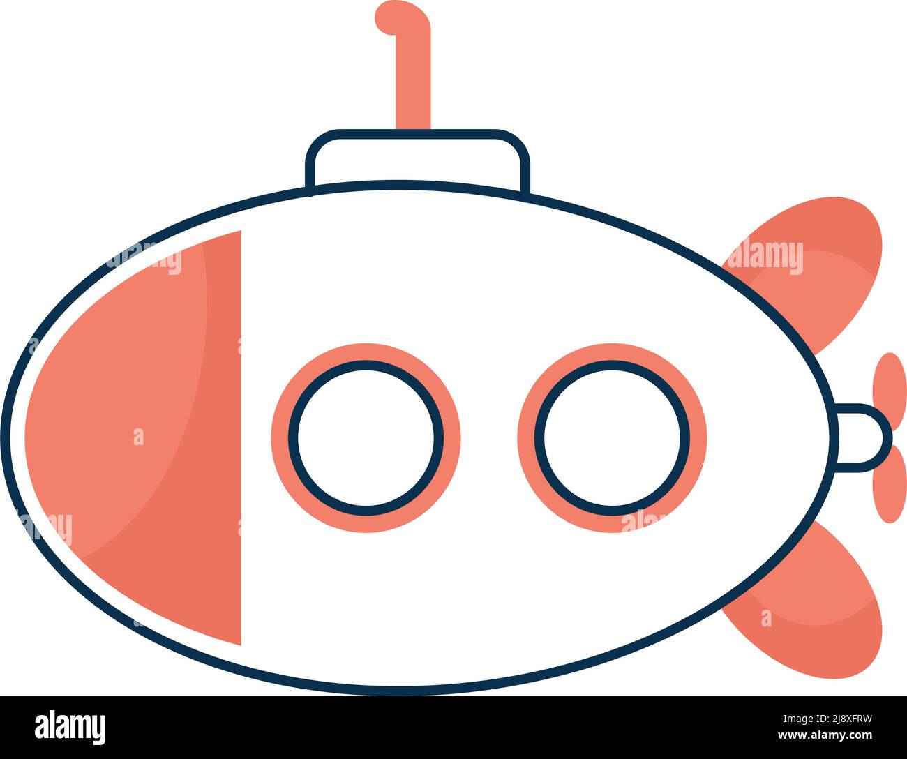 red submarine design Stock Vector Image & Art - Alamy
