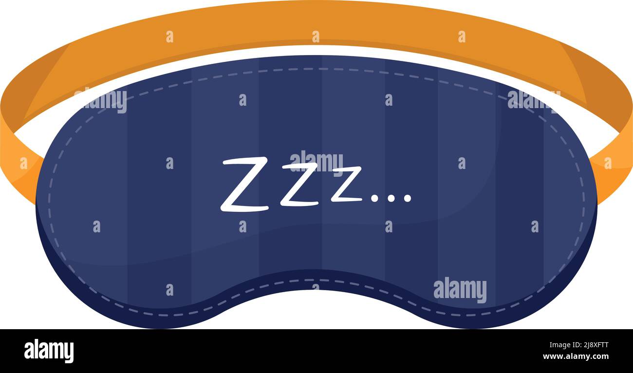 blue sleepy mask Stock Vector Image & Art - Alamy