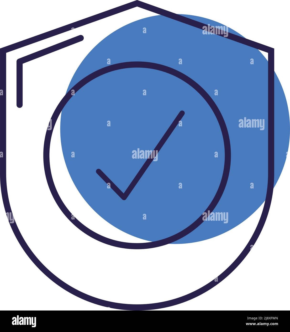 shield with check emblem Stock Vector Image & Art - Alamy