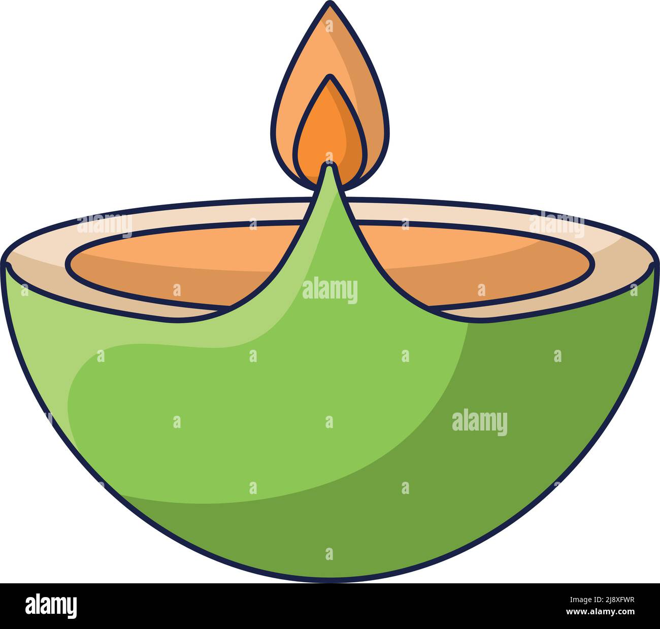 green candle design Stock Vector Image & Art - Alamy