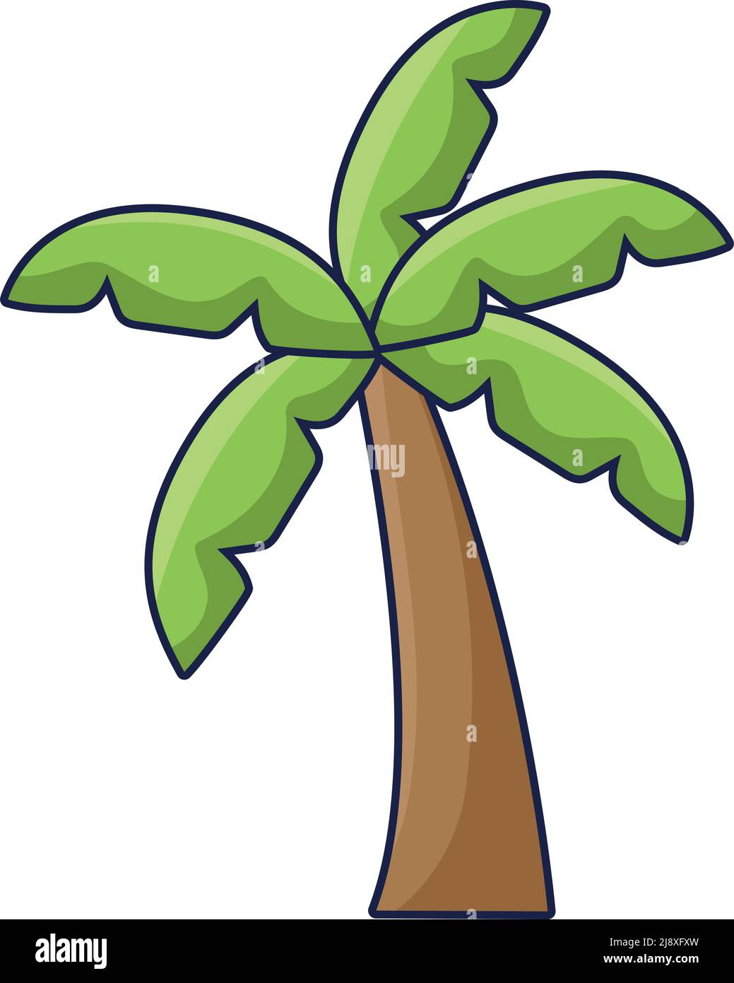 cute palm design Stock Vector Image & Art - Alamy