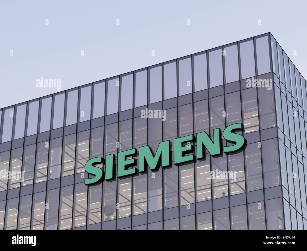 Munich, Germany. May 2, 2022. Editorial Use Only, 3D CGI. Siemens ...