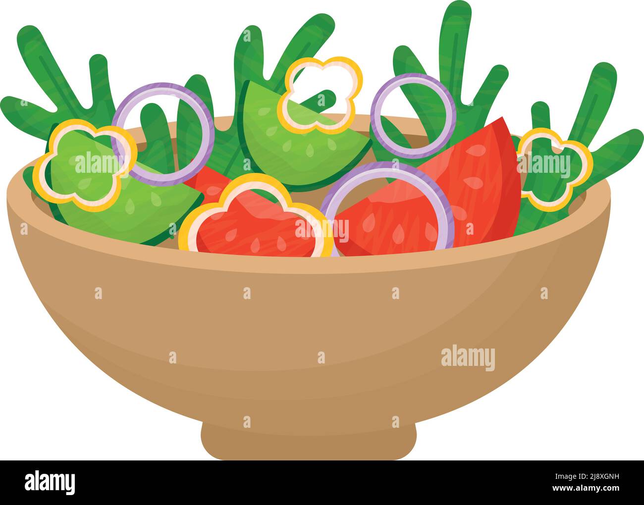 healthy bowl illustration Stock Vector Image & Art - Alamy