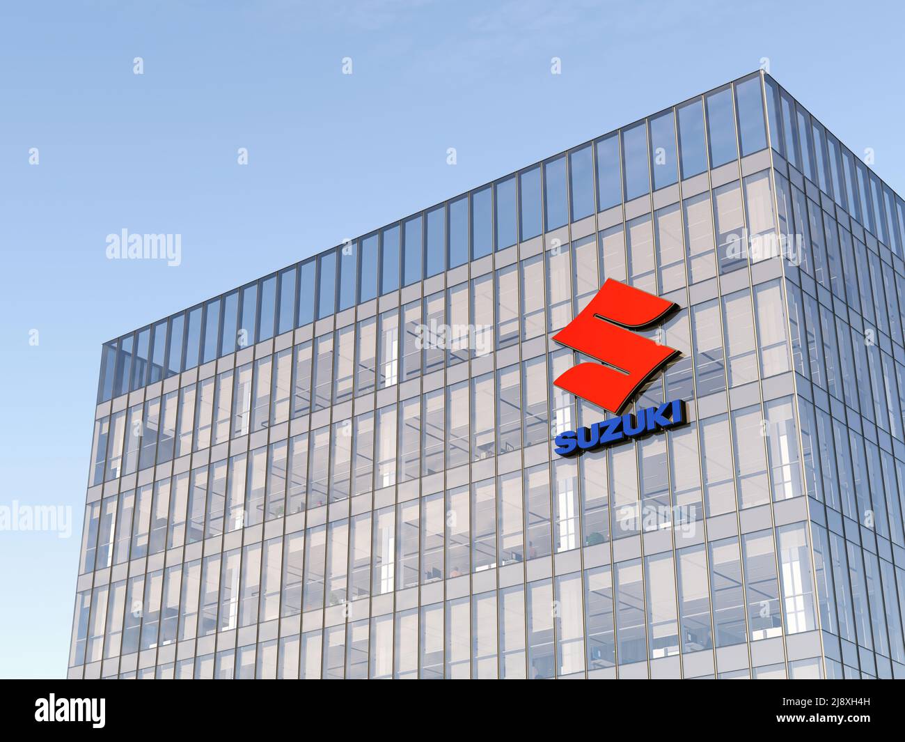 Minami-ku, Hamamatsu, Japan. May 2, 2022. Editorial Use Only, 3D CGI ...