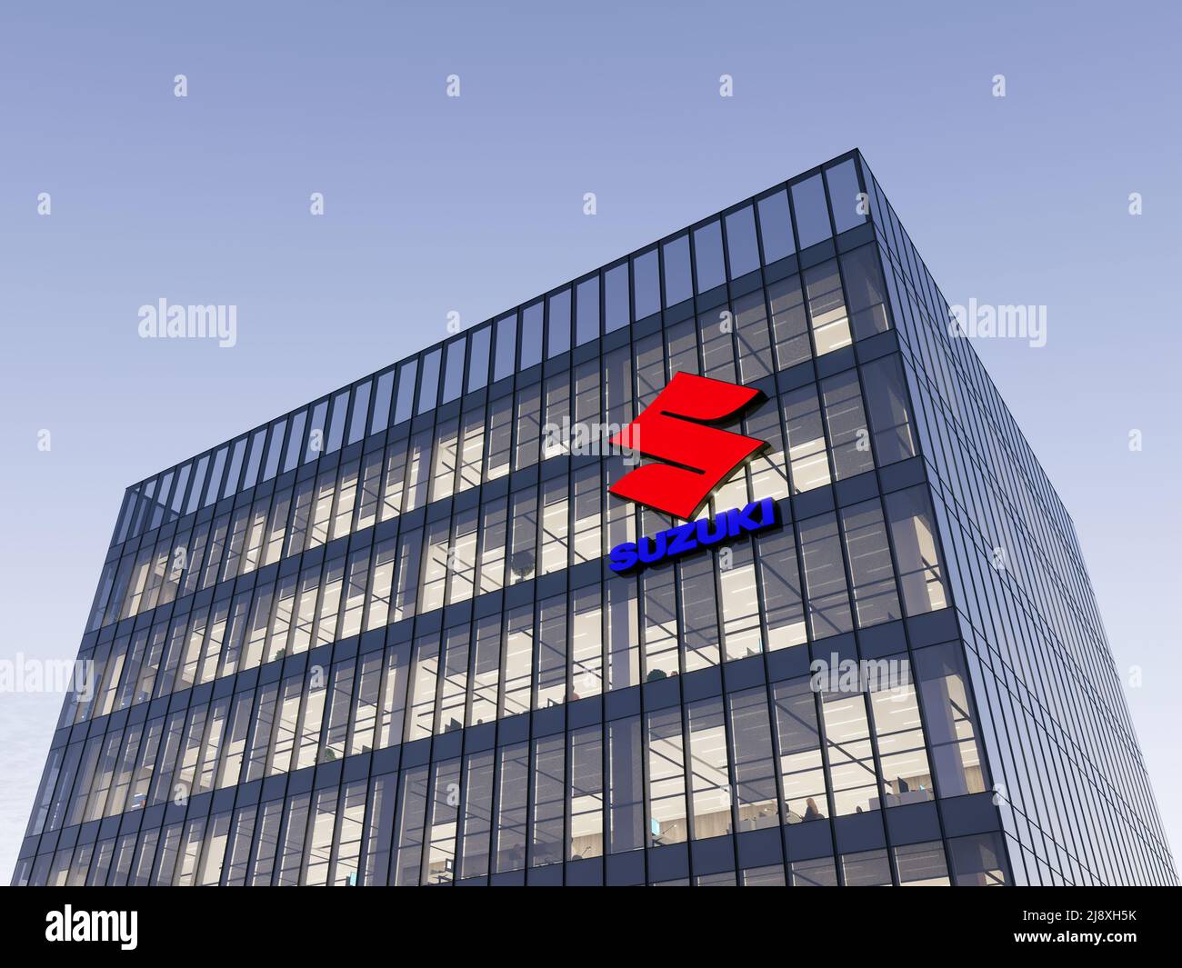 Minami-ku, Hamamatsu, Japan. May 2, 2022. Editorial Use Only, 3D CGI ...