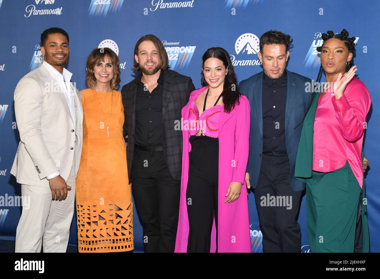 Cast members (L-R) Jordan Calloway, Diane Farr, Max Thierlot, Stephanie ...