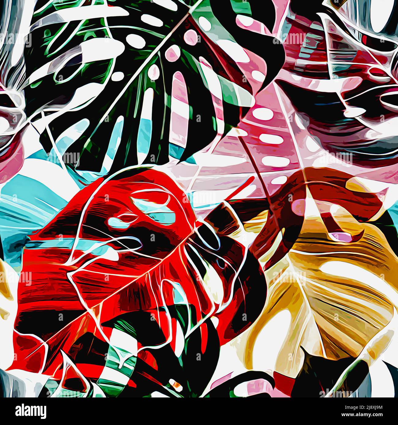 Textile and wallpaper patterns. A printable digital illustration work ...