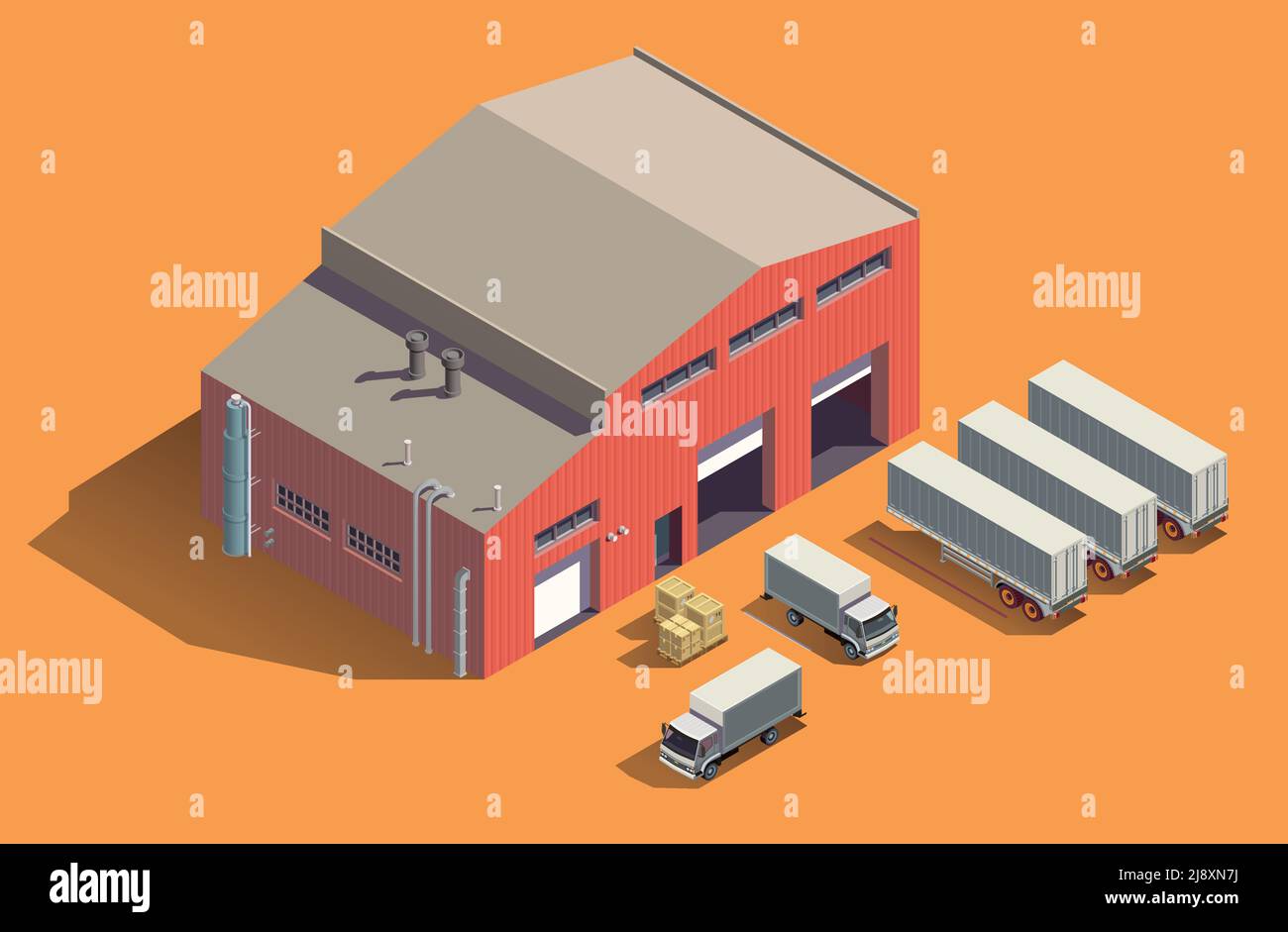 Garage containers Stock Vector Images - Alamy