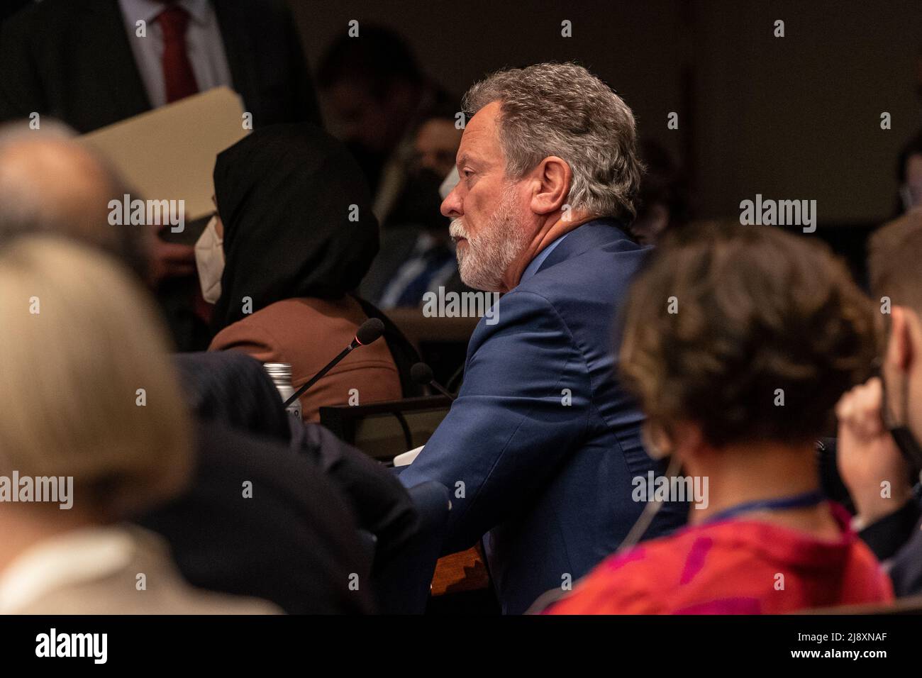 New York, NY - May 18, 2022: David Beasley, Executive Director of the ...