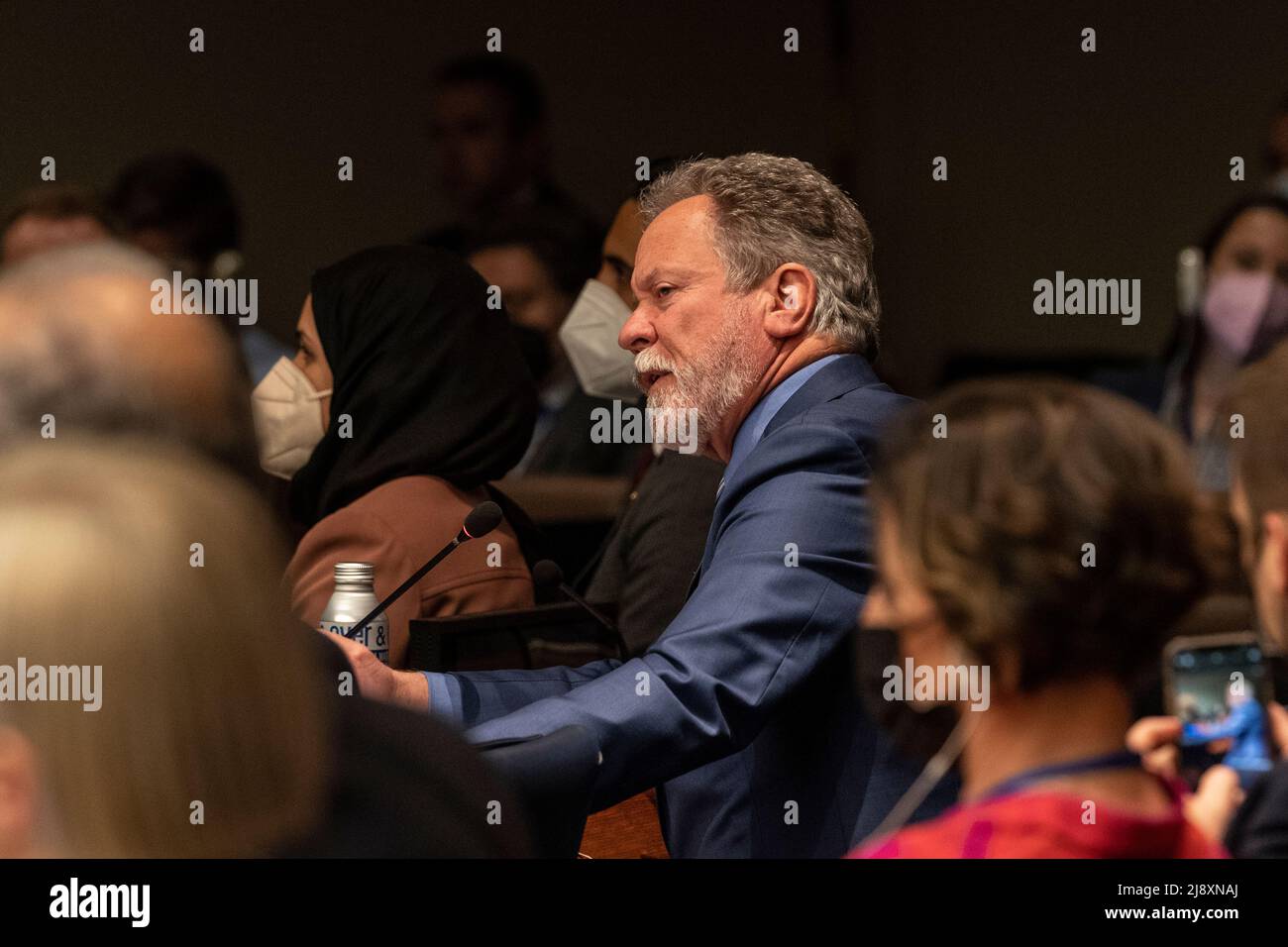New York, NY - May 18, 2022: David Beasley, Executive Director of the ...