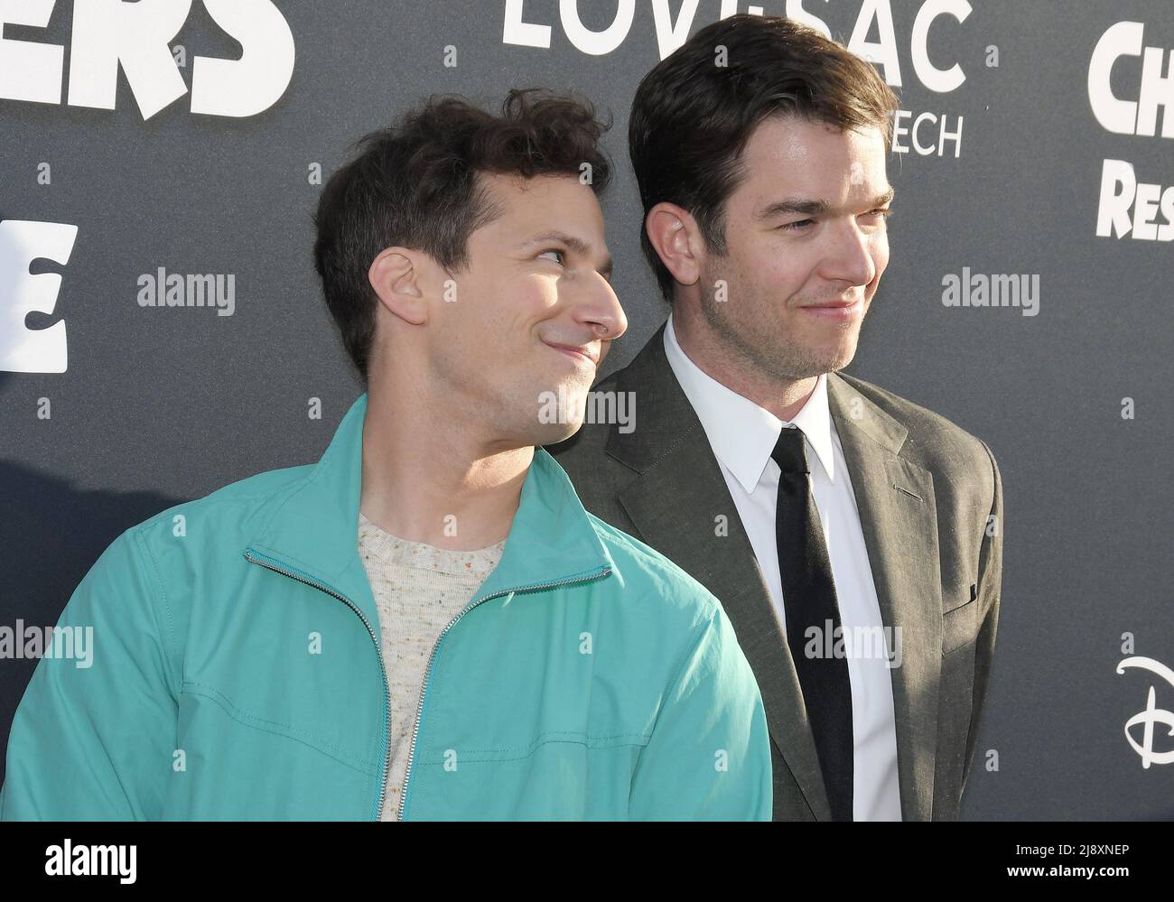 (L-R) Andy Samberg and John Mulaney at the CHIP ‘N DALE: RESCUE RANGERS ...