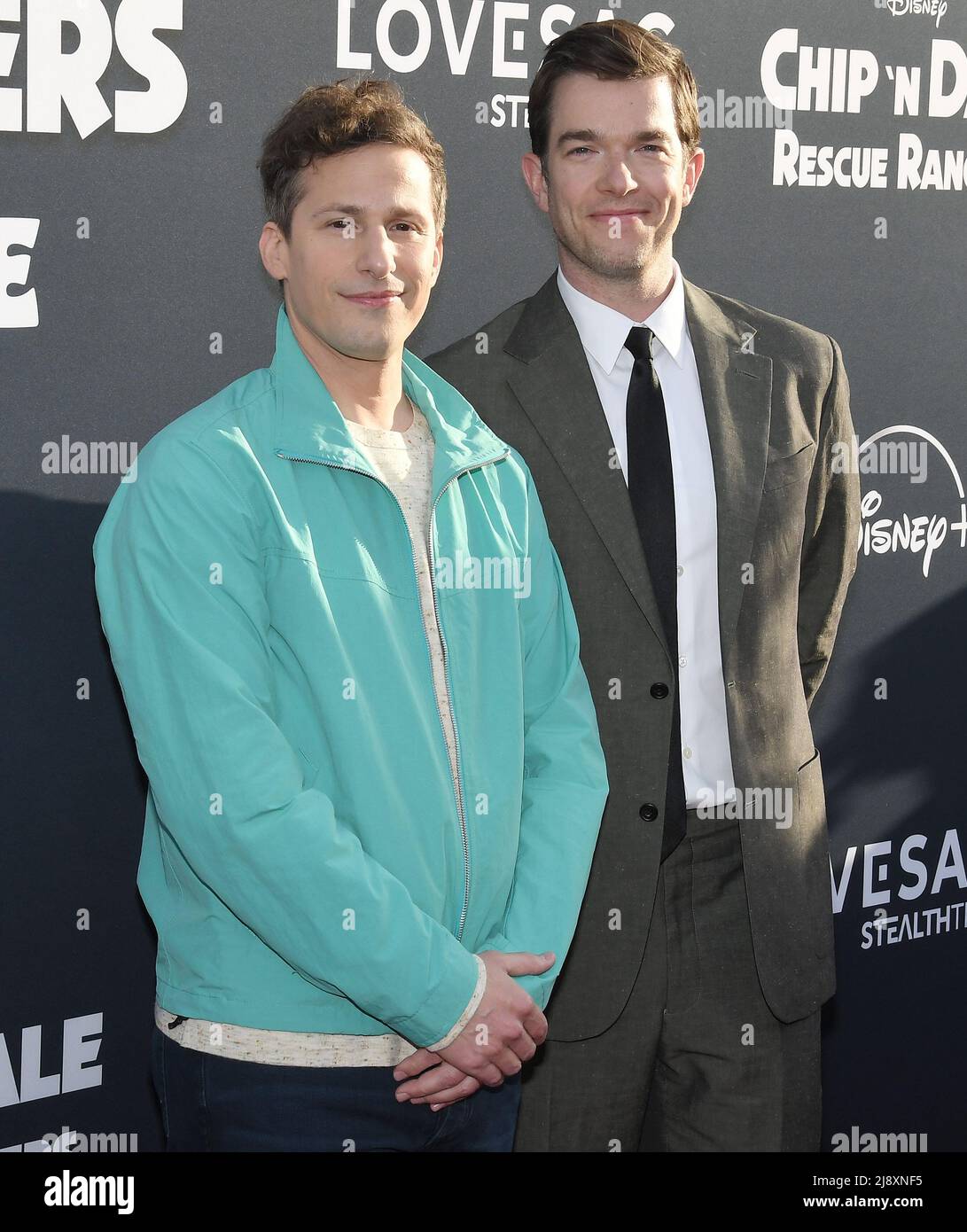 Los Angeles, USA. 18th May, 2022. (L-R) Andy Samberg and John Mulaney ...