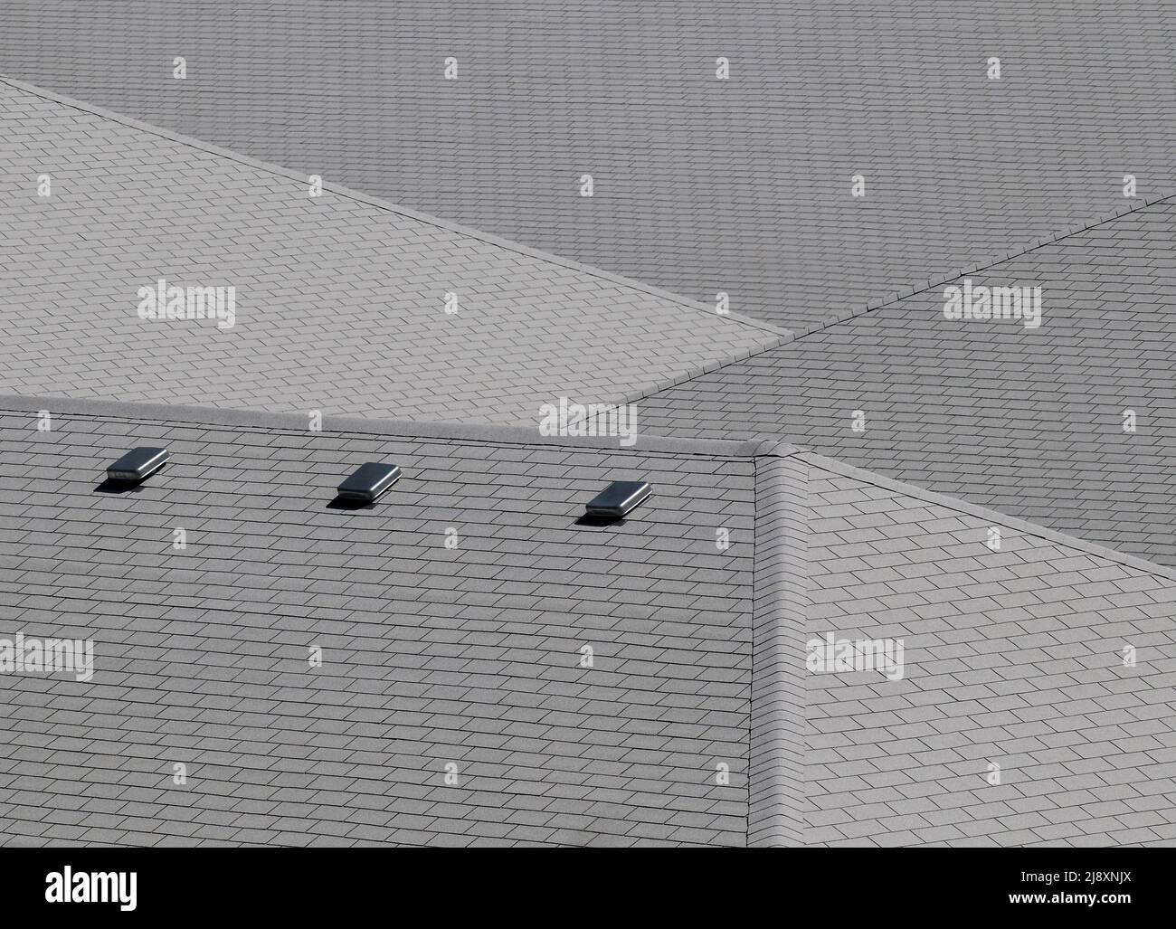 Roofs and vents Stock Photo - Alamy