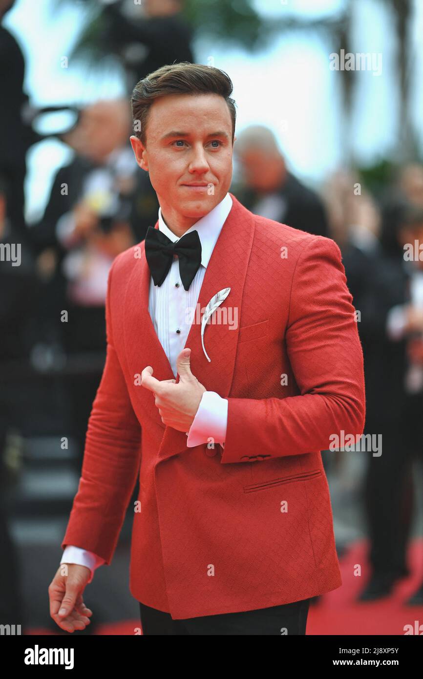 Matthew Postlethwaite arriving for the screening of Top Gun: Maverick ...