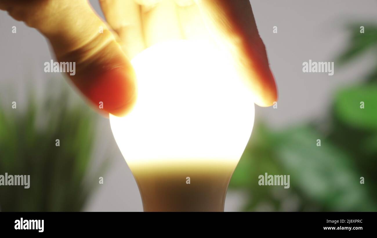 Led bulb turning on hi-res stock photography and images - Alamy