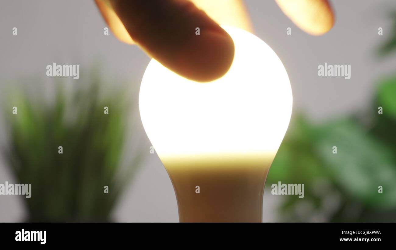 Led bulb turning on hi-res stock photography and images - Alamy